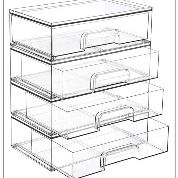 Storage & Organization | Stackable Drawer Organizer Acrylic | Poshmark